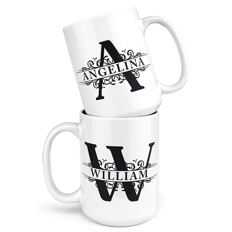 Personalized Monogram Mug Set – GiftShire
