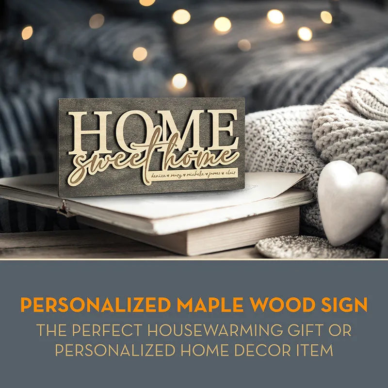 Personalized 2-Layer Home Decor Sign for Wall – GiftShire