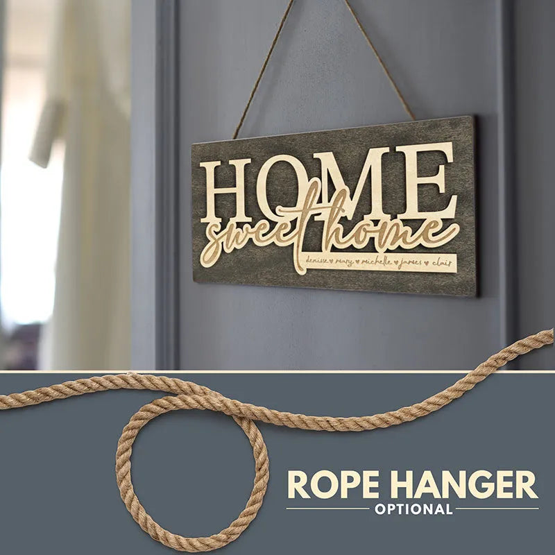 Personalized 2-Layer Home Decor Sign for Wall – GiftShire