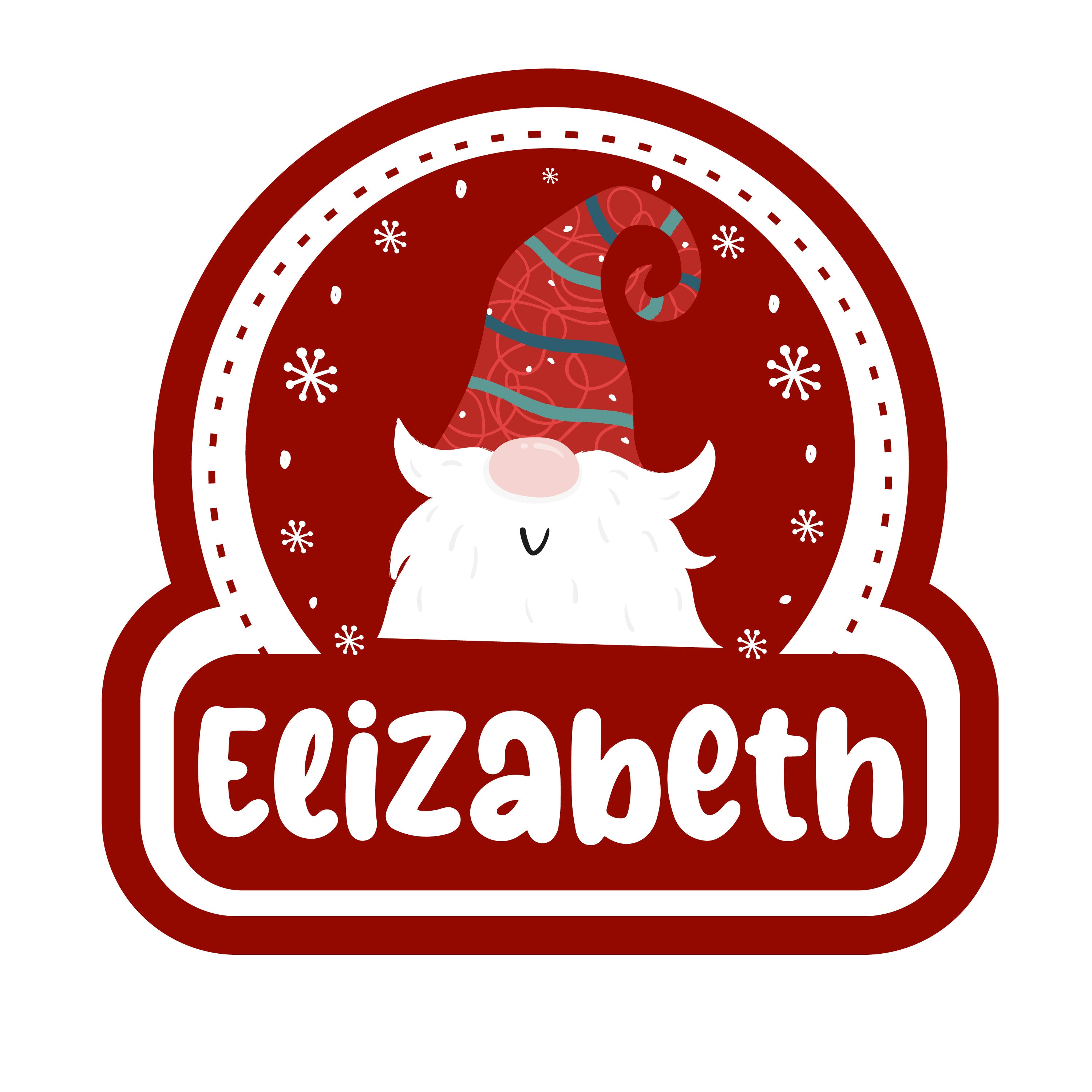 Christmas Name Stickers for Gift Wrapping, Laptop Decorating – GiftShire