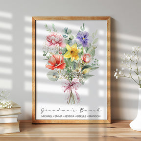 Personalized Birth Flower Bouquet – GiftShire