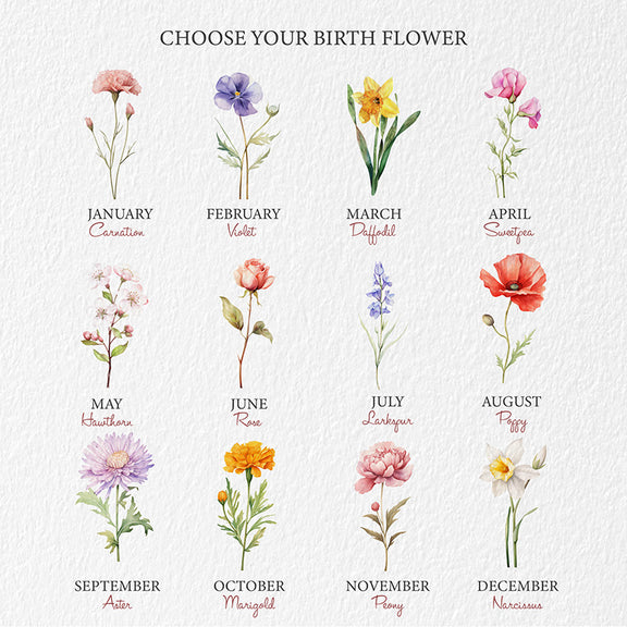Personalized Birth Flower Bouquet – GiftShire