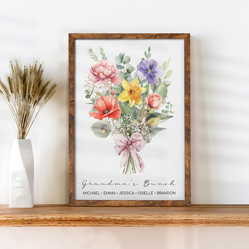 Personalized Birth Flower Bouquet – GiftShire