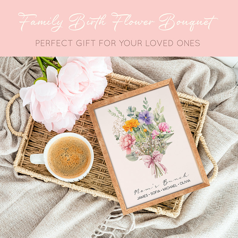 Personalized Birth Flower Bouquet – GiftShire
