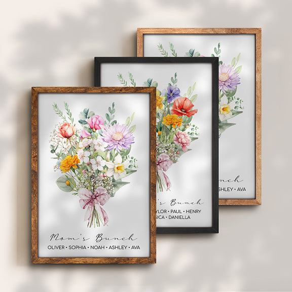 Personalized Birth Flower Bouquet – GiftShire