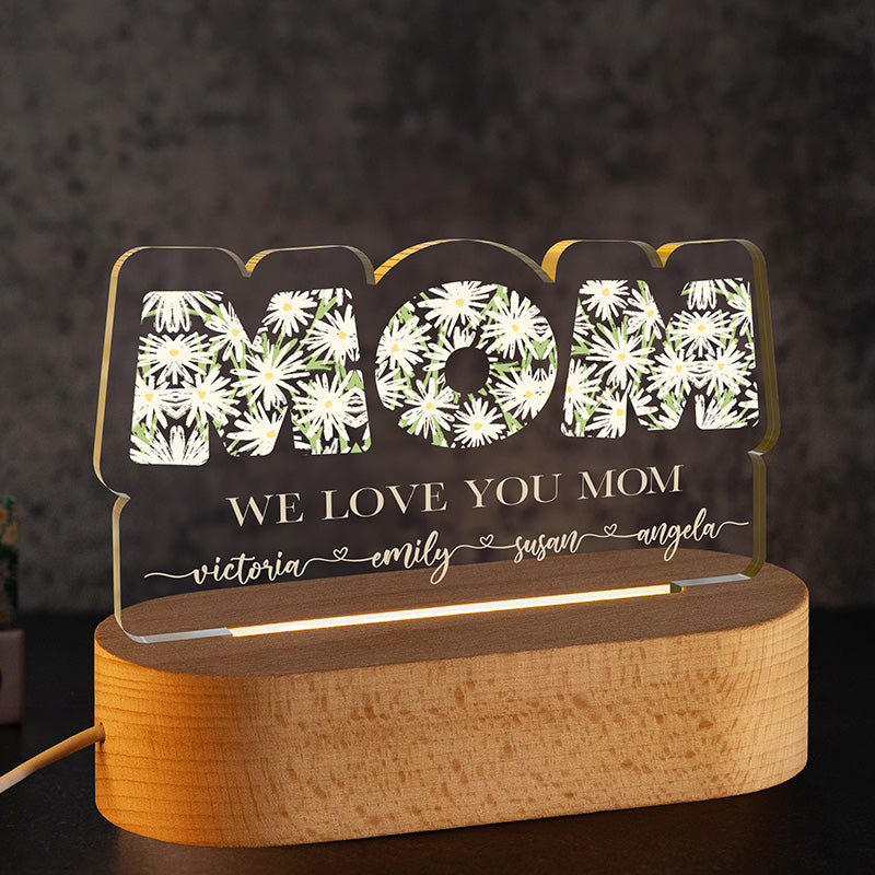 Personalized Best Mom Ever Gifts - Custom Night Light – GiftShire