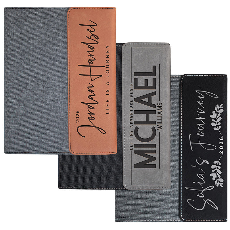 Personalized Canvas & Leatherette Padfolio with Name – GiftShire