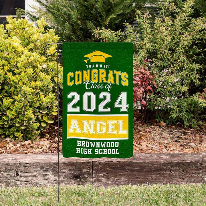 Custom Graduation Flag, Graduation Garden Flag – GiftShire