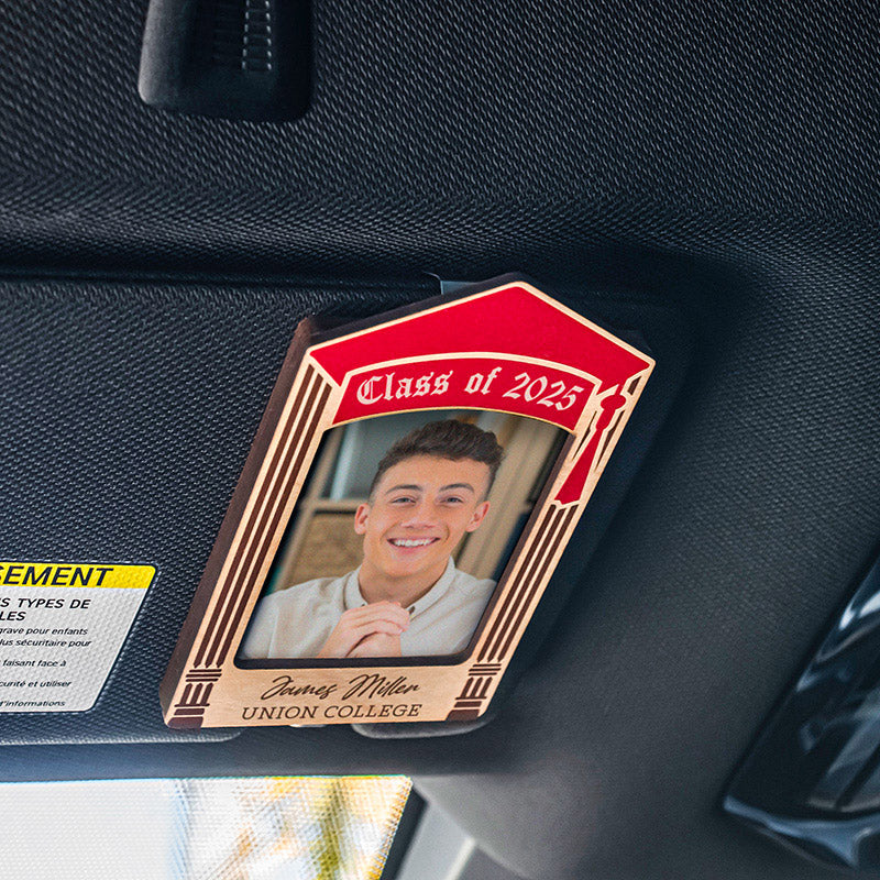 Custom Magnet or Visor Clip - Graduation Photo Holder – GiftShire