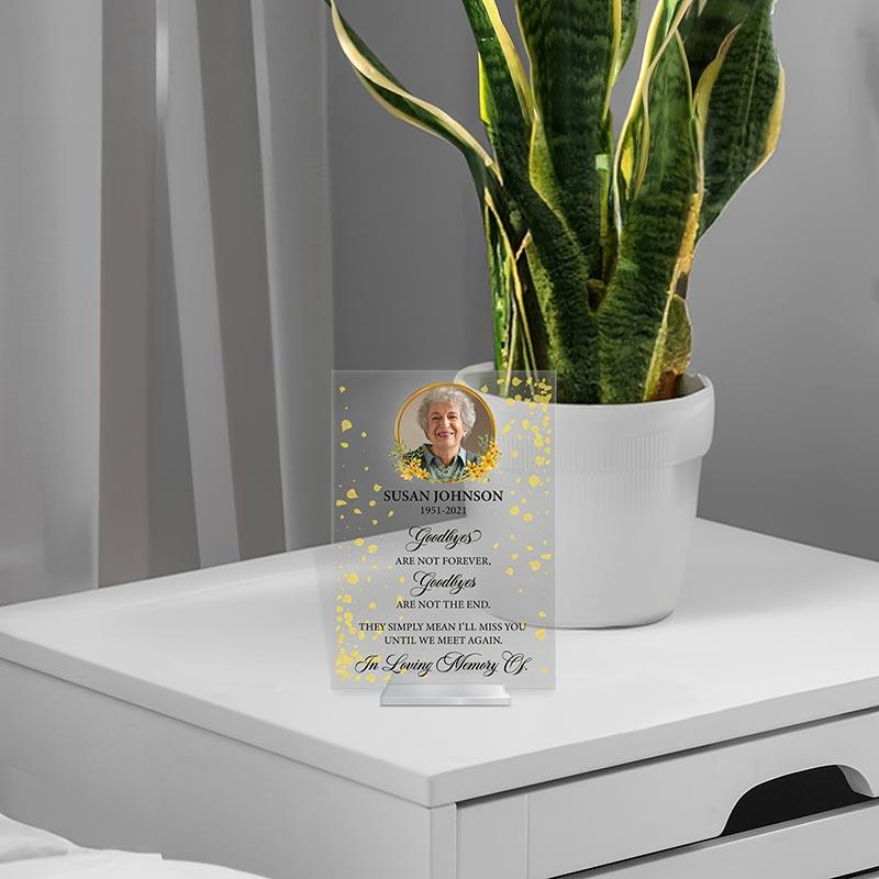 Custom Memorial Plate, Gift for Loss – GiftShire