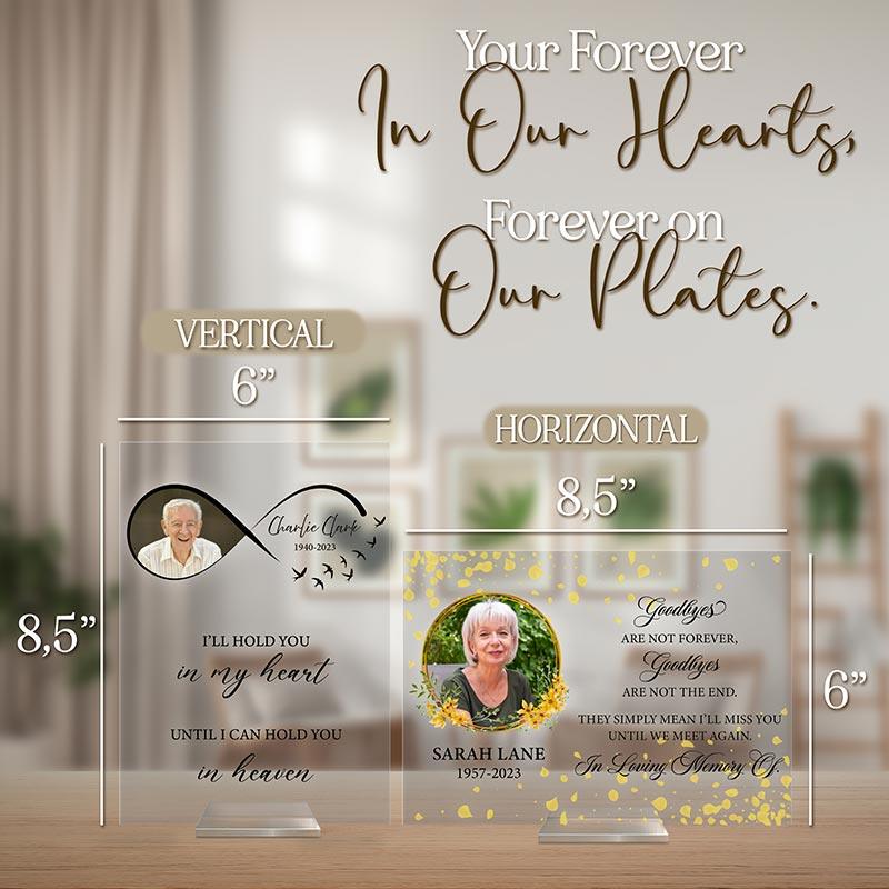 Custom Memorial Plate, Gift for Loss – GiftShire