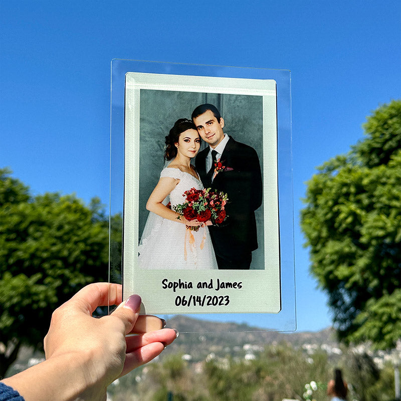 Custom Polaroid Photo Plaque Frame for Desktop – GiftShire