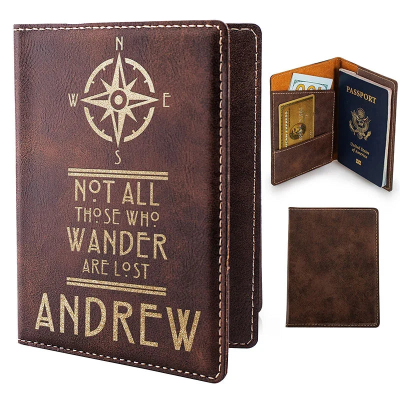 Travelers Personalized Passport Holder with Custom Designs – GiftShire