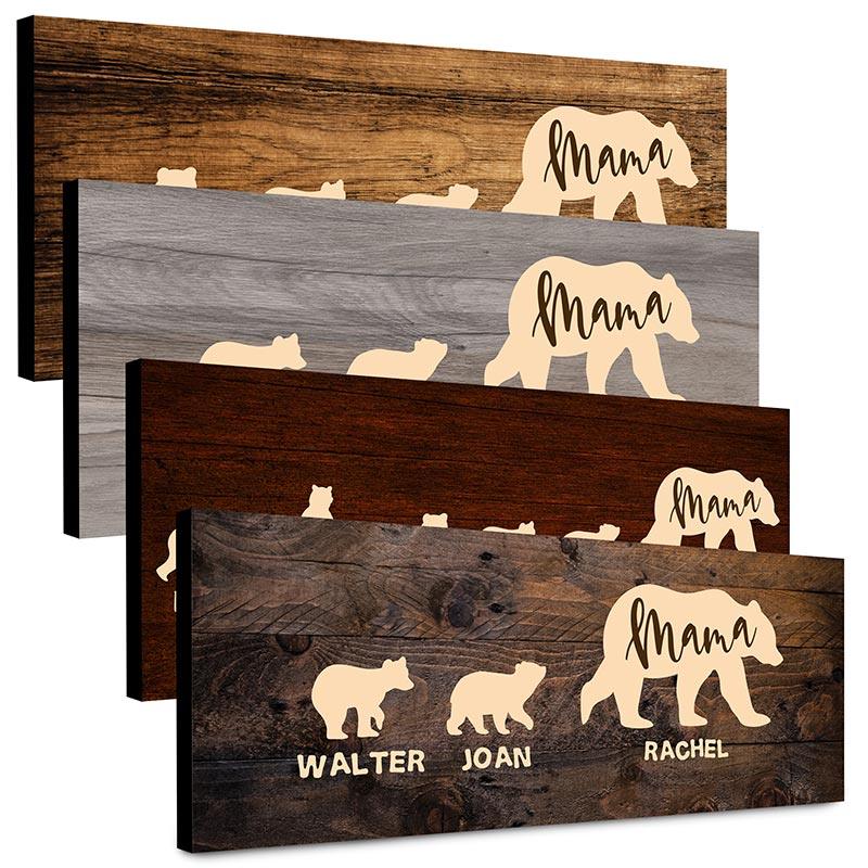 Custom Wooden Mama Bear Sign – GiftShire