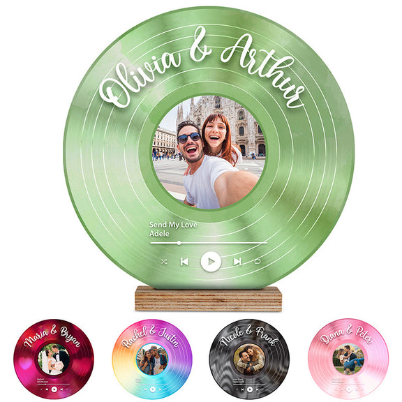 Customize Your Vinyl Record - Round Photo Print Disc – GiftShire