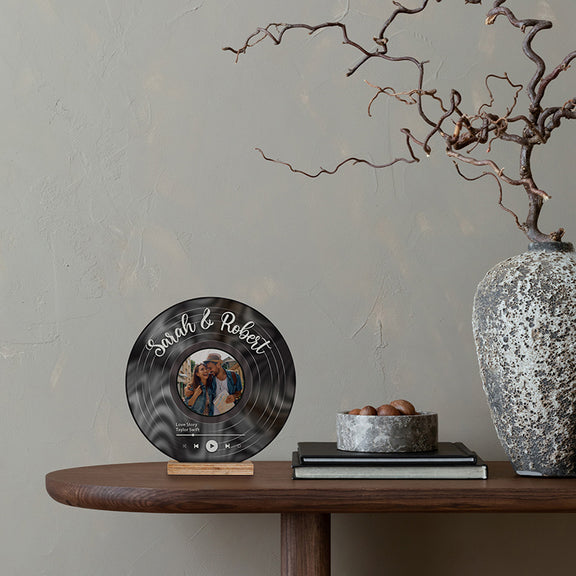 Customize Your Vinyl Record - Round Photo Print Disc – GiftShire
