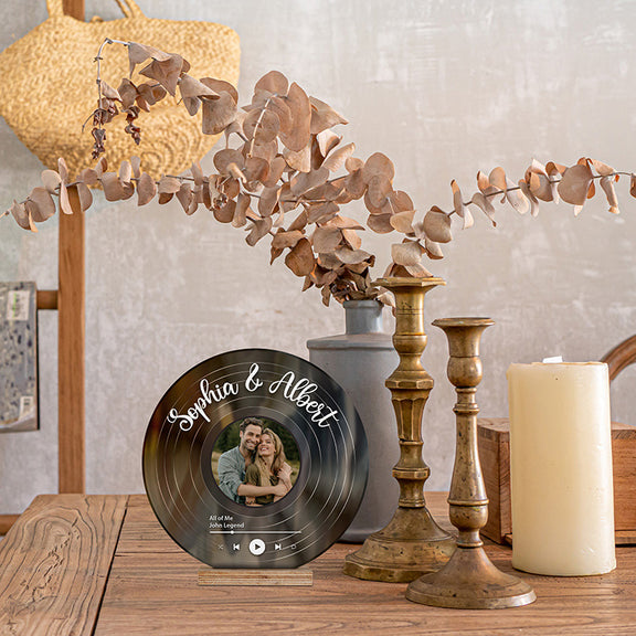 Customize Your Vinyl Record - Round Photo Print Disc – GiftShire