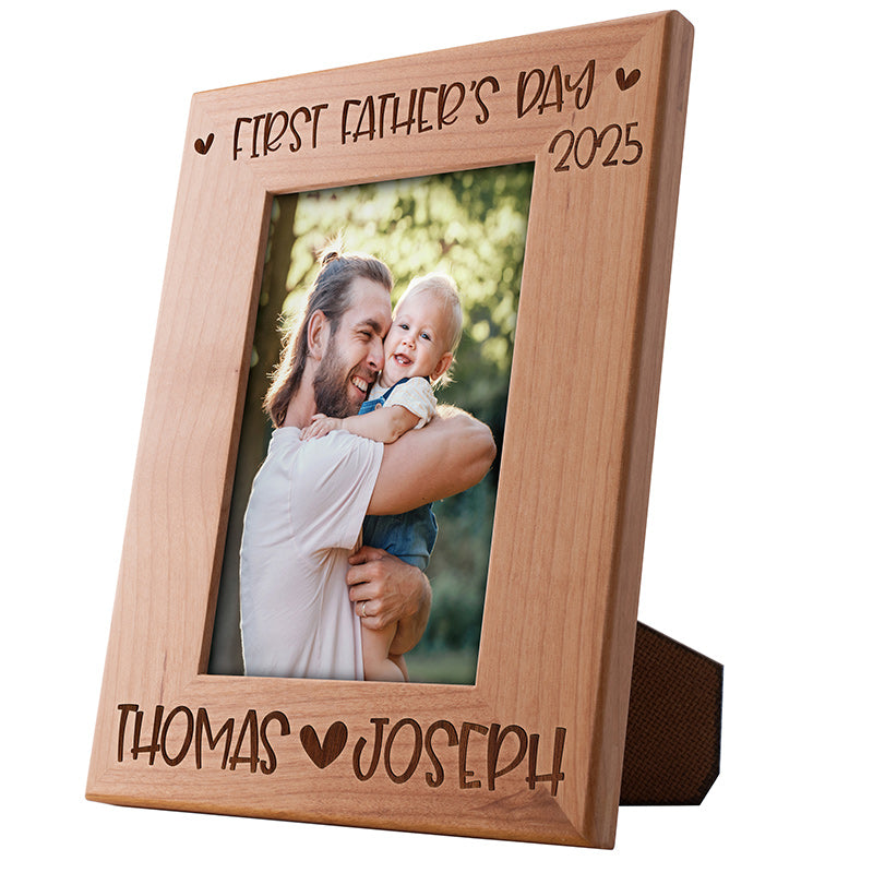 First Father’s Day Gifts – Personalized 1st Father’s Day Picture Frame ...