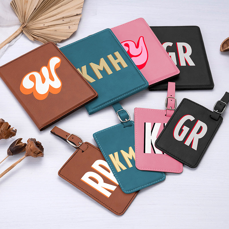 Personalized Passport Cover & Luggage Tag – GiftShire
