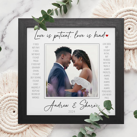 Personalized Square Love Photo Frame – GiftShire