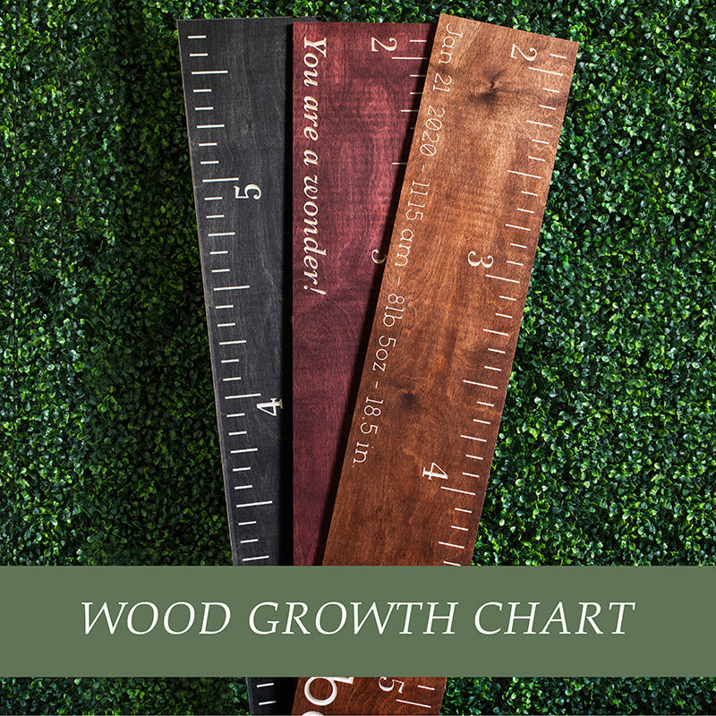 Personalized Wooden Chart, Growth Chart for Kids, Boys, Girls – GiftShire